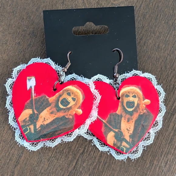 Jewelry | Terrifier 3 Art The Clown Handmade Holiday Horror Heart ...